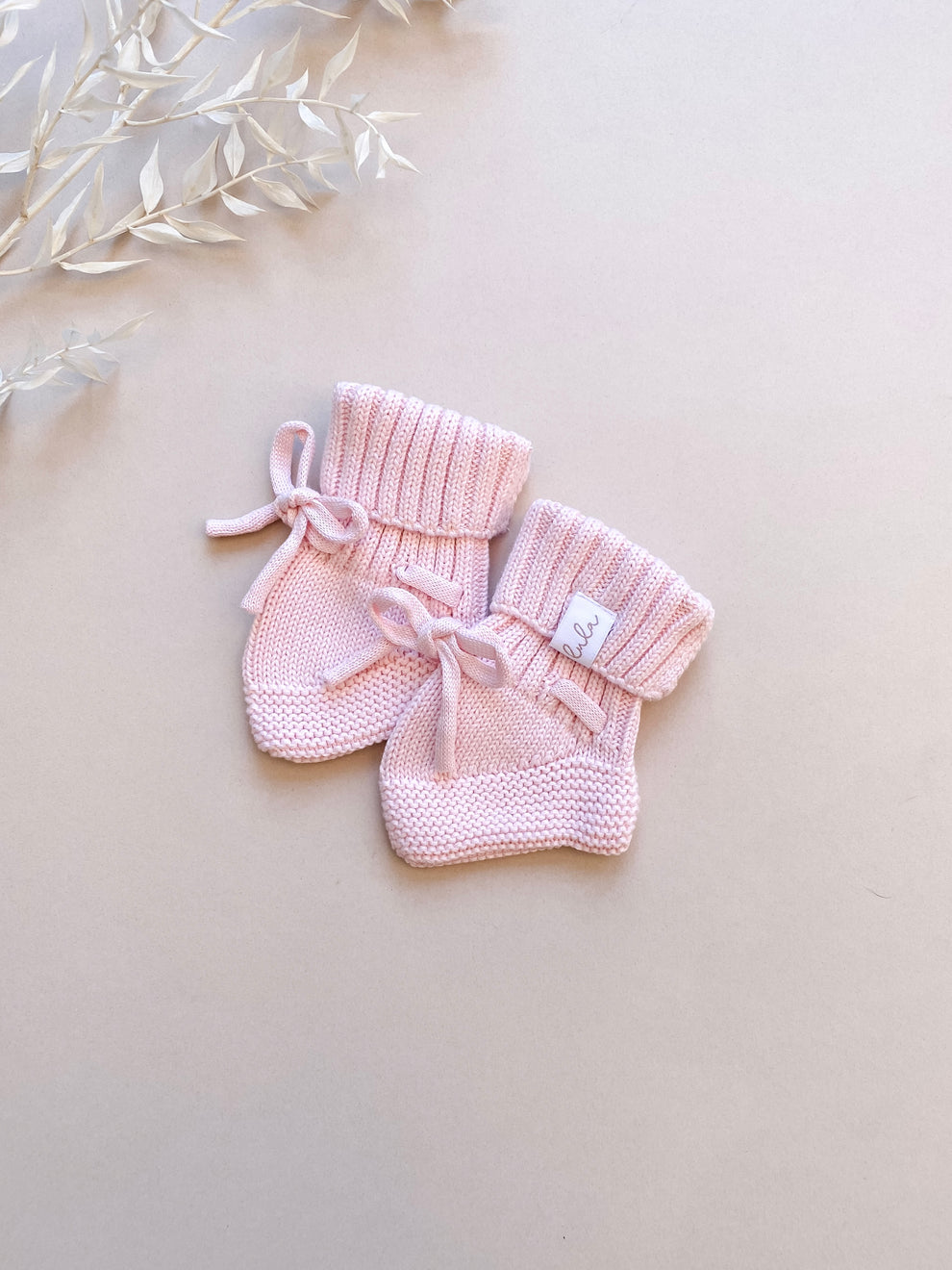 Baby Booties | Chunky Knit | Blossom Pink – Lula Little Ones